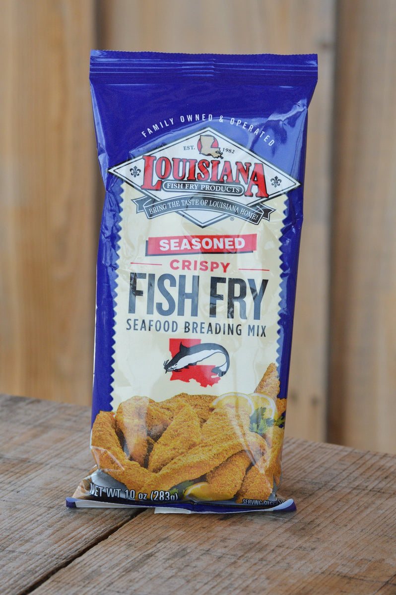 Louisiana Seasoned Fish Fry - 10 oz. – Hebert's Boudin & Cracklins